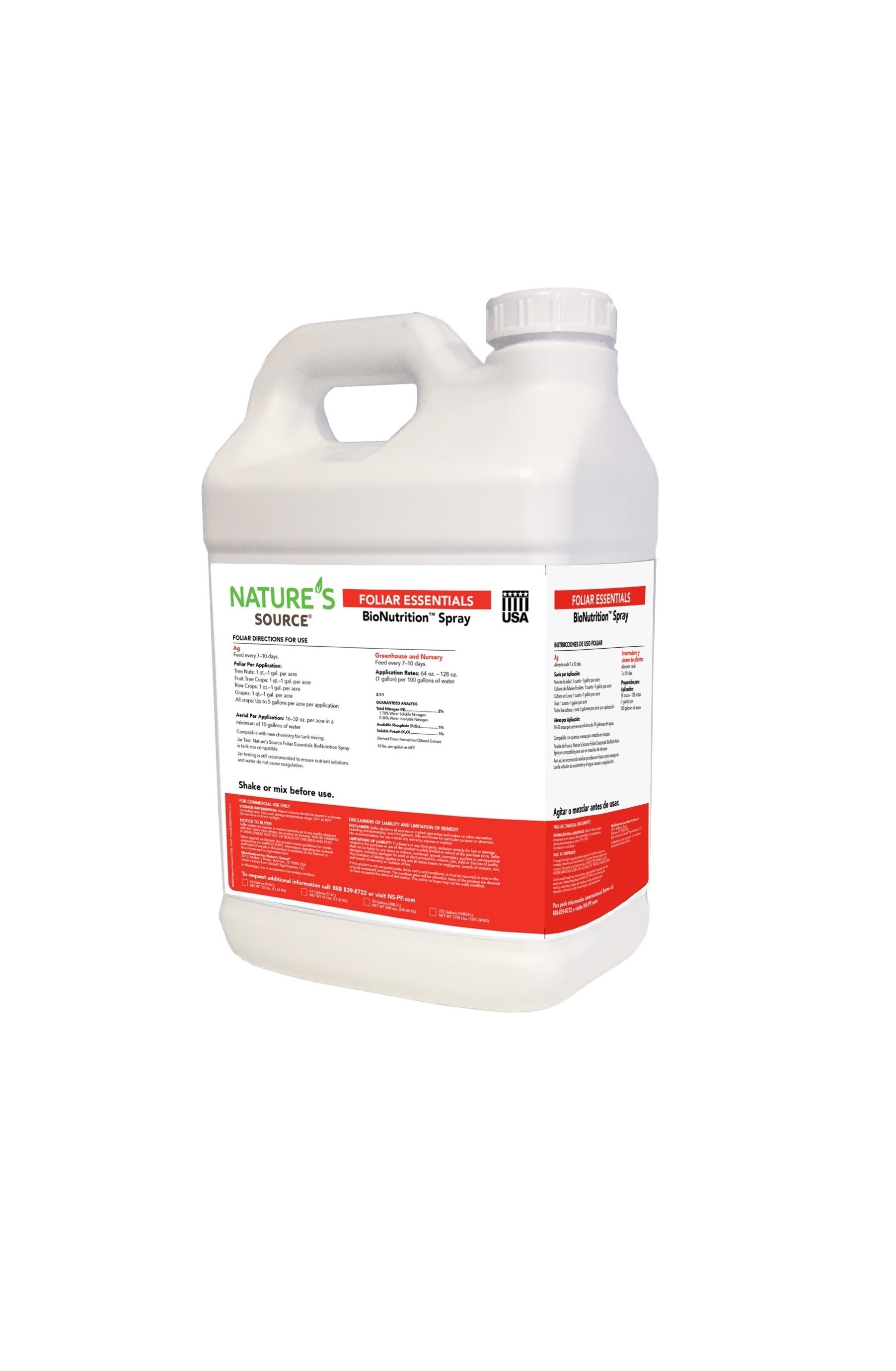 Foliar Essentials BioNutrition Spray | Store | Nature's Source®